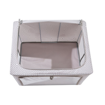Periea Beau Folding Collapsible Stackable Fabric Home Storage Boxes ...