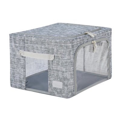 Periea Beau Folding Collapsible Stackable Fabric Home Storage Boxes ...