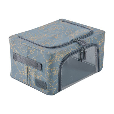Periea Beau Folding Collapsible Stackable Fabric Home Storage Boxes ...