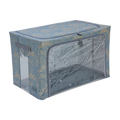 Periea Beau Folding Collapsible Stackable Fabric Home Storage Boxes ...