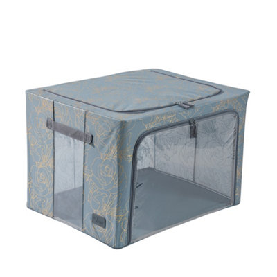 Periea Beau Folding Collapsible Stackable Fabric Home Storage Boxes ...