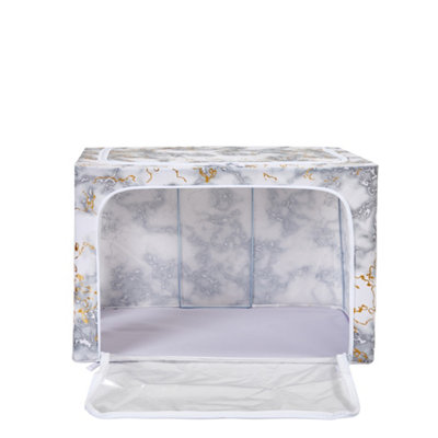 Periea Beau Folding Collapsible Stackable Fabric Home Storage Boxes ...