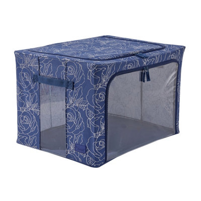 Periea Beau Folding Collapsible Stackable Fabric Home Storage Boxes ...