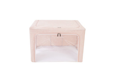 Periea Beau Folding Collapsible Stackable Fabric Home Storage Boxes ...