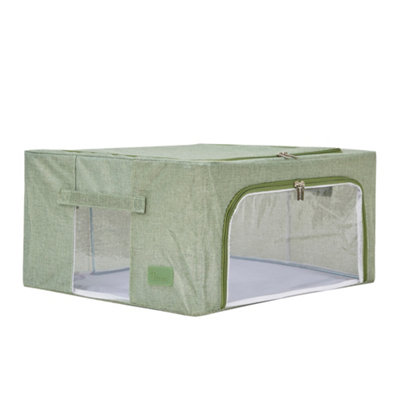 Periea Beau Folding Collapsible Stackable Fabric Home Storage Boxes ...