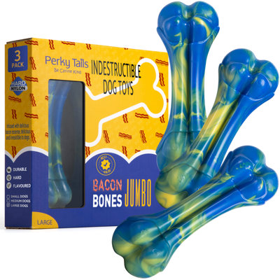 Buy Perky Tails (Jumbo Bones) - Indestructibe Dog Toys for Large Dogs ...