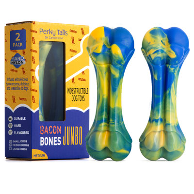 Perky Tails (Jumbo Bones) - Indestructibe Dog Toys for Small to Medium ...