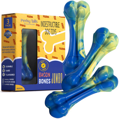 Perky Tails (Jumbo Bones) - Indestructibe Dog Toys for Small to Medium ...
