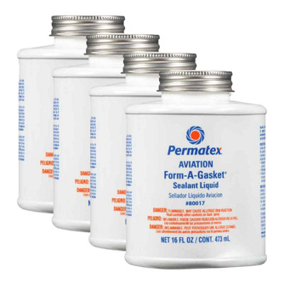 PERMATEX Fuel Resistant Gasket Maker Sealant Aviation A Gasket 4x118ml