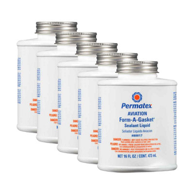 PERMATEX Fuel Resistant Gasket Maker Sealant Aviation A Gasket 5x118ml