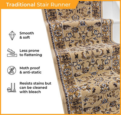 Persian Stair Runner - Soft & Durable Carpet Runner for Stairs ...