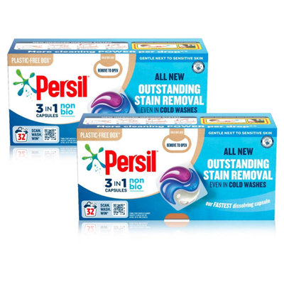 Persil 3-in-1 Washing Capsules Gentle Next to Sensitive skin, 32 Washes ...