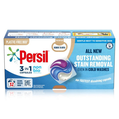 Persil 3-in-1 Washing Capsules Gentle Next to Sensitive skin, 32 Washes ...