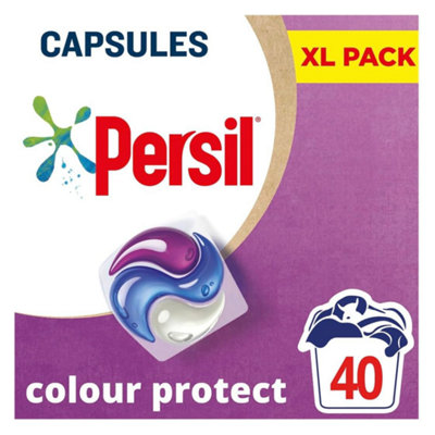 Persil 3in1 Colour Protect Washing Capsules Cold Washes 40W | DIY at B&Q