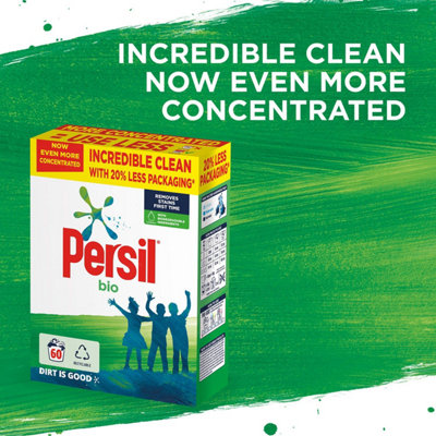 Persil Bio Washing Powder with Biodegradable Ingredients, 60 Washes