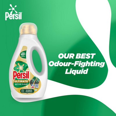 Persil Ultimate Liquid Detergent Active Clean Stain Removal 46W 1.242 L ...