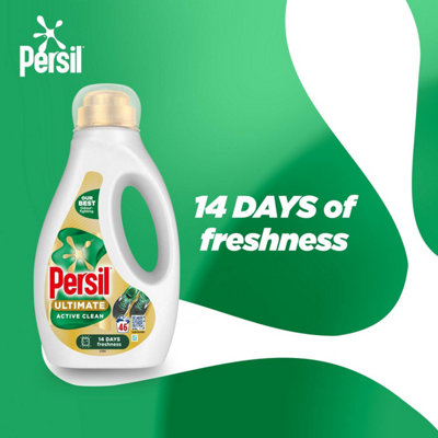 Persil Ultimate Liquid Detergent Active Clean Stain Removal 46W 1.242 L ...
