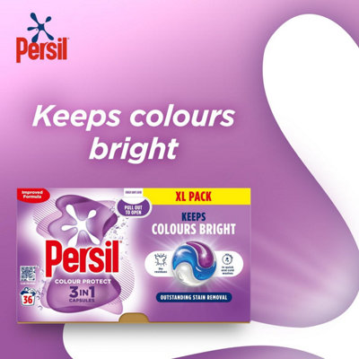 Persil XL 3 in 1 Washing Capsules Colour Protect with Lasting Freshness ...