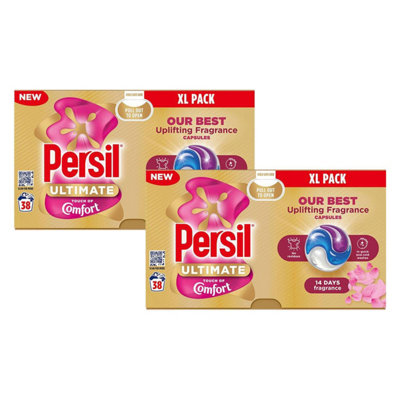 Persil XL Ultimate Washing Capsules Touch of Comfort Stain Removal 38W ...