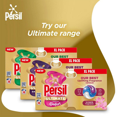 Persil XL Ultimate Washing Capsules Touch of Comfort Stain Removal 38W ...