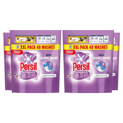 Persil XXL 3 in-1 Washing Capsules Colour Protect Keeps Colour Bright ...