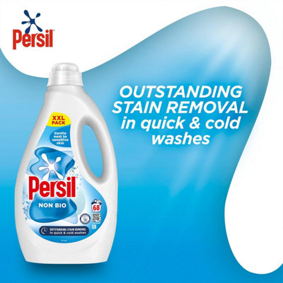 Persil XXL Washing Liquid Detergent Non-Bio Stain Removal 68 Washes 1. ...
