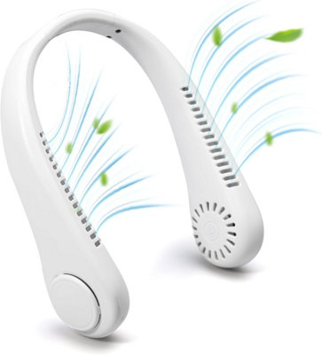 Personal Fan Wearable Neck Fans Rechargeable Cooling Neck Fan 3 Wind ...