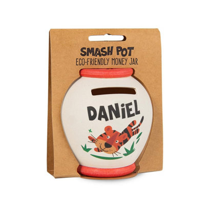 Personalised Smash Pot Moneybox - Daniel - With Over 100 Popular Names ...