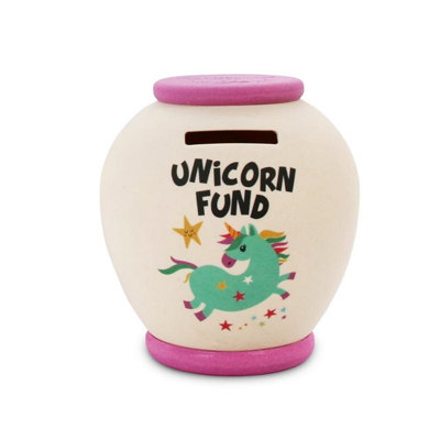 Personalised Smash Pot Moneybox (Large) - Unicorn Fund - With Over 100 ...