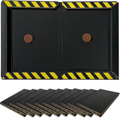 Pest Glue Traps (Pack of 10) Multi-Use Pest Sticky Boards With Extra ...