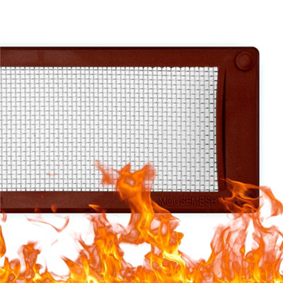 Pest Proofing Air Brick Cover by MouseMesh - Small Brick Red 255mm(W) x ...