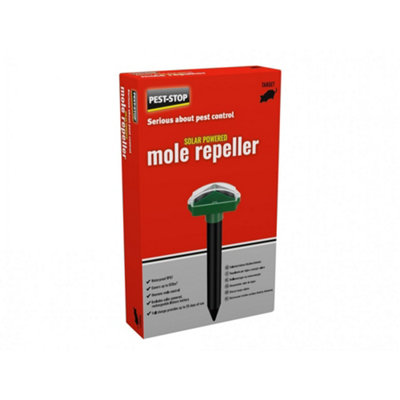 Pest-stop (pelsis Group) Solar-powered Mole Repeller Multi Colour (One ...
