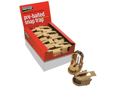 PEST-STOP SNAP TRAP BOX OF 16 - EFFECTIVE MOUSE CONTROL SOLUTION