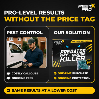 PEST-X PRO PREDATOR SINGLE-FEED RAT & MOUSE POISON SACHETS - SUPER ...