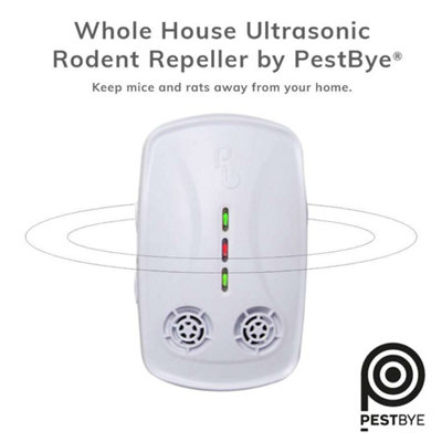 Pestbye Advanced Whole House Rat and Mouse Repellent Ultrasonic ...