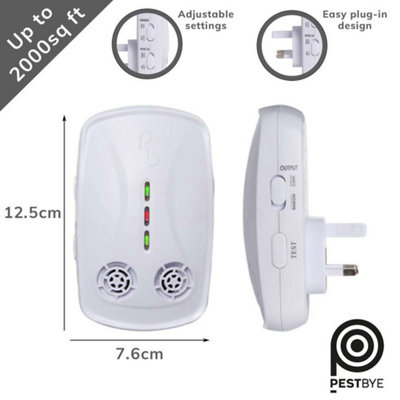 Pestbye Advanced Whole House Rat and Mouse Repellent Ultrasonic ...