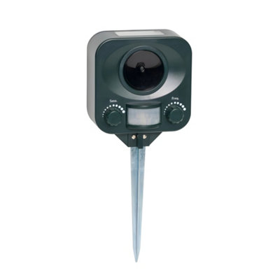 Pestbye Solar Powered Cat Repellent Waterproof Ultrasonic Repeller Cat ...