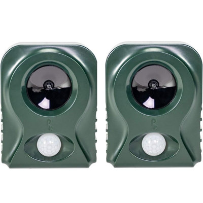 Pestbye Twinpack Battery Operated Cat Repellent V2 Ultrasonic Cat ...