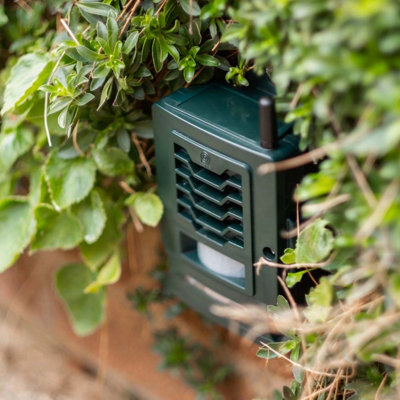 Pestbye Ultrasonic Smart Link Cat Repellent System Battery Powered ...