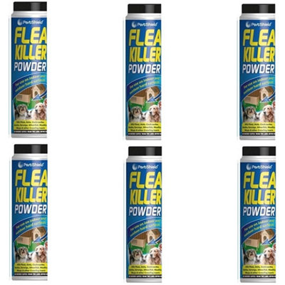 PestShield Flea Killer Powder Crawling Insect Killer Indoor & Outdoor ...