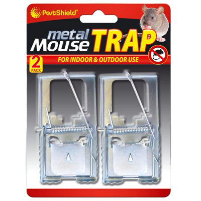 PestShield Metal Mouse Traps - Pack of 2