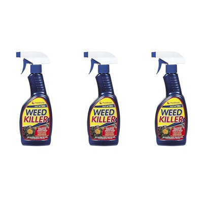 PestShield Weed Killer 500ml Trigger Spray (BLUE BOTTLE) (Pack of 3)