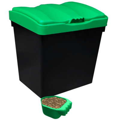 Pet Food Storage Container Dog Cat Animal Bin 8 KG Dry Feed 16KG Seed ...