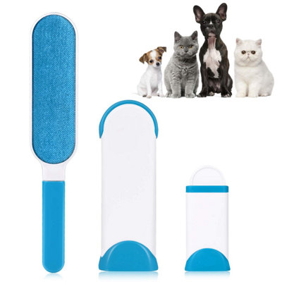 Pet Fur Remover Cat Dog Hair & Clothes Lint & Travel Size Brush Remover ...
