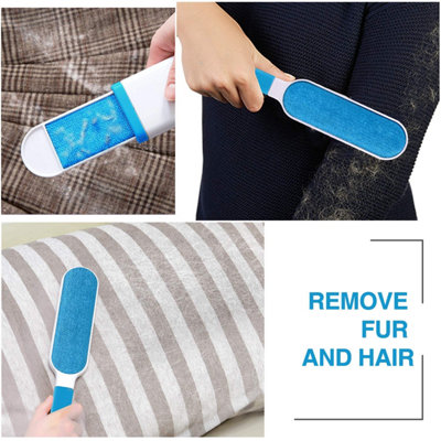 Pet Fur Remover Cat Dog Hair & Clothes Lint & Travel Size Brush Remover ...