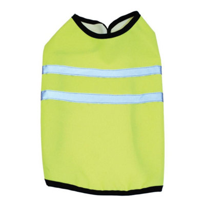 Pet Gear Yellow Reflective Strips Pet Puppy Safety Coat Dog Hi Vis ...