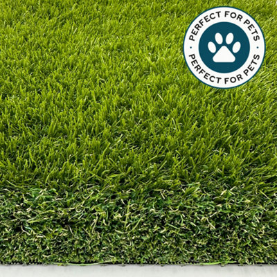 PET LUXURY 38mm ARTIFICIAL GRASS - 4M X 13.50M - Natural and Realistic ...
