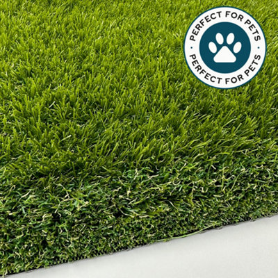 PET LUXURY 38mm ARTIFICIAL GRASS - 4M X 19M - Natural and Realistic ...