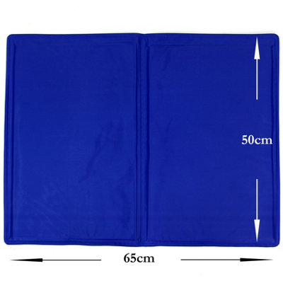 Pet Self Cooling Gel Cool Mat Dog Cat Puppy Bed Cushion Mattress Pad Large
