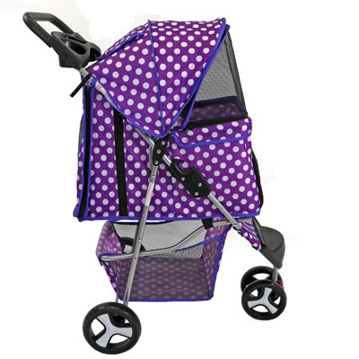 Pet Stroller Dog Cat Puppy Pram Pushchair Travel Cart Jogging Buggy ...